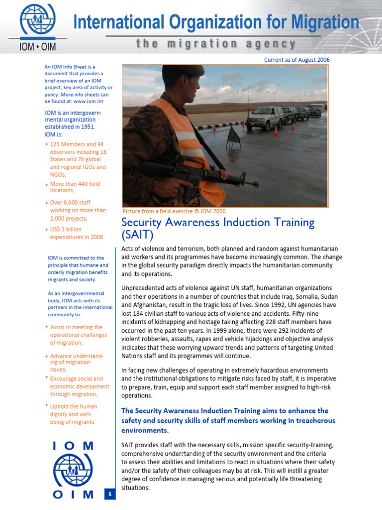 Security Awareness Induction Training | PDF | International ...