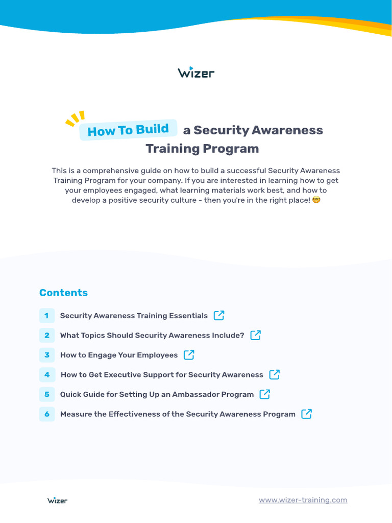 Build a Security Awareness Training Program | PDF | Computer Security ...