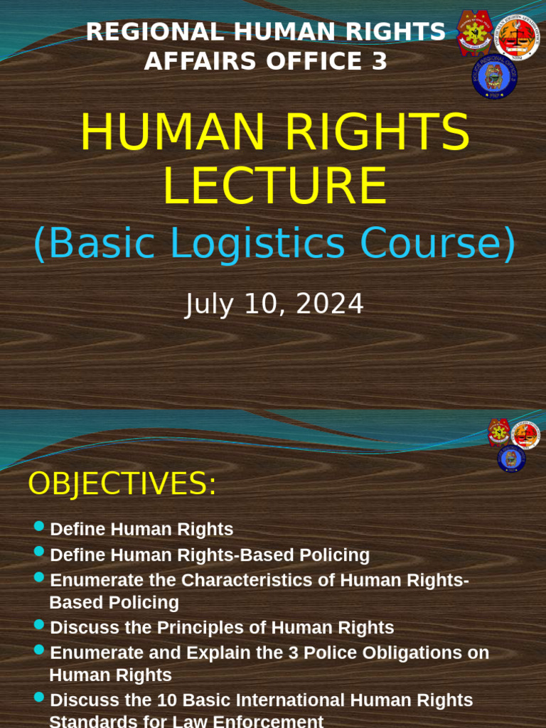 Human Rights Lecture | PDF | Human Rights | Arrest