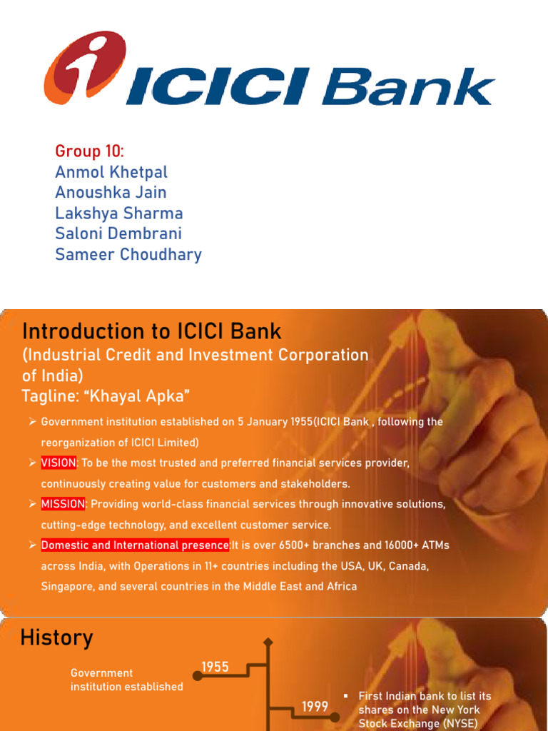 ICICI Bank - Final | PDF | Investment Management | Banks