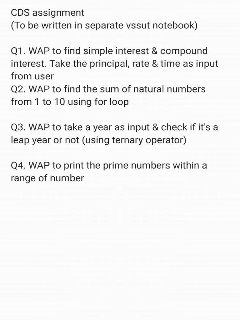 CDS Mid Sem Assignment | PDF