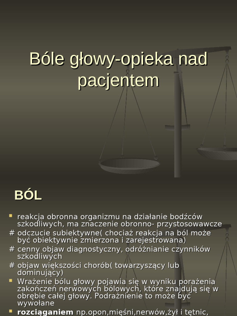 Bóle Głowy | PDF