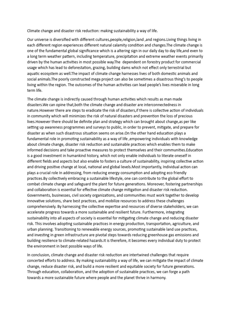 Document (14) | PDF | Climate Change Mitigation | Sustainability