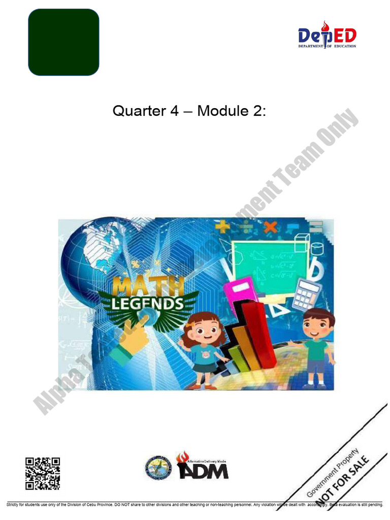 Math7-Q4-Wk2-Module-2 | PDF | Sampling (Statistics) | Experiment