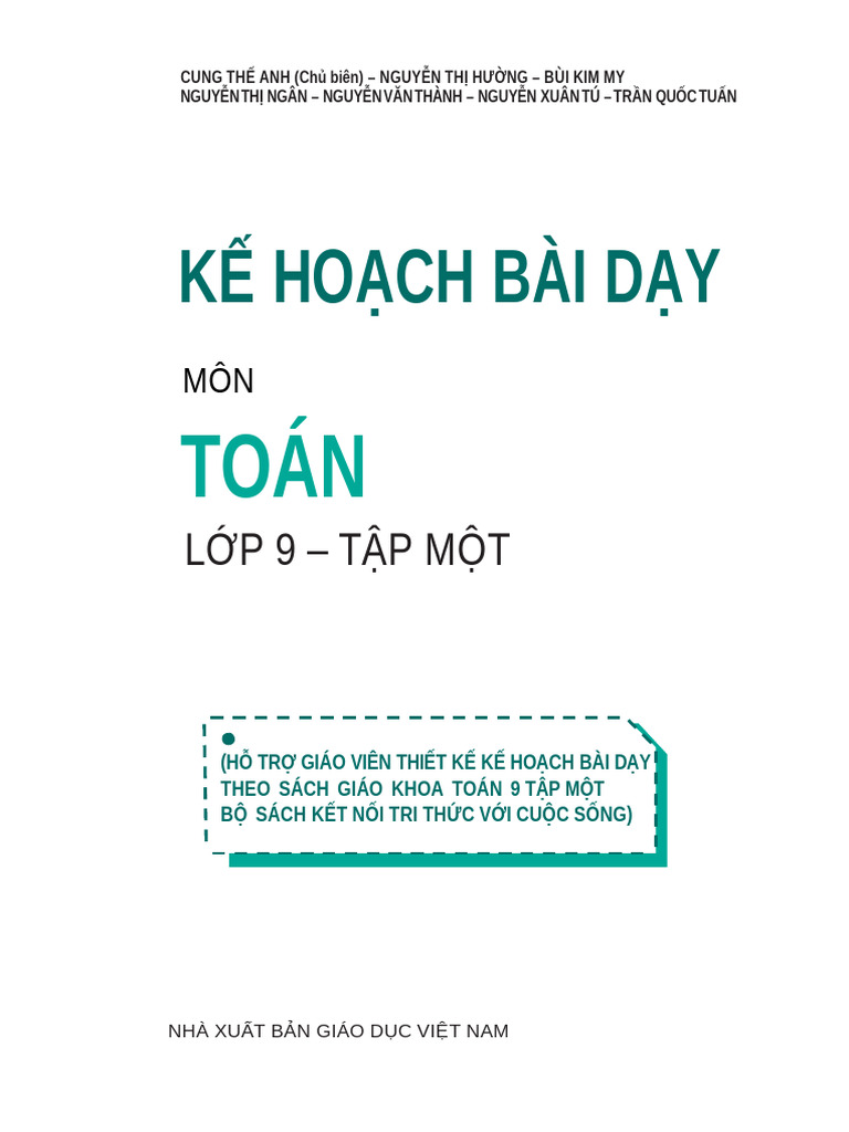 KHBD-Toan 9.1 - Chương 1.thu | PDF
