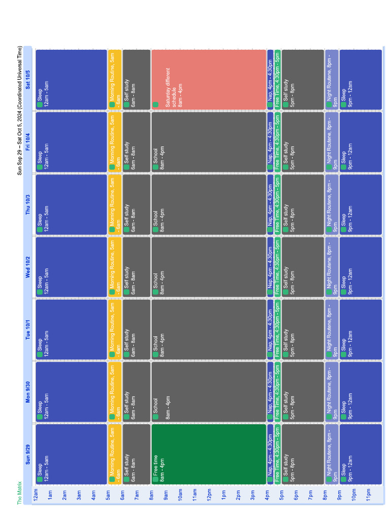 Basic Schedule (2) | PDF