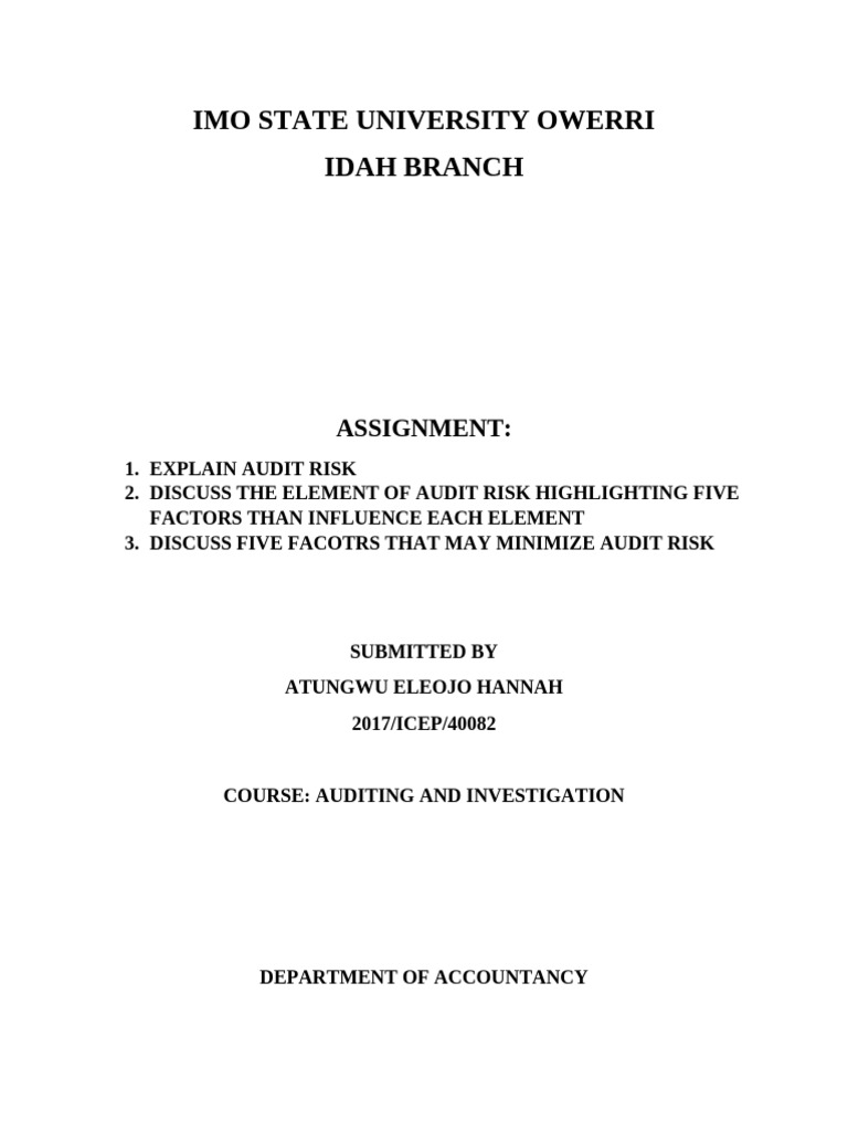 Imo State University Owerri | PDF