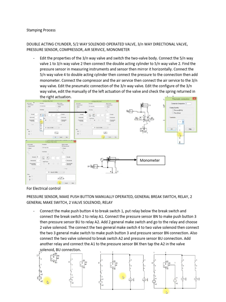 Stamping Process Electropnuematic | PDF