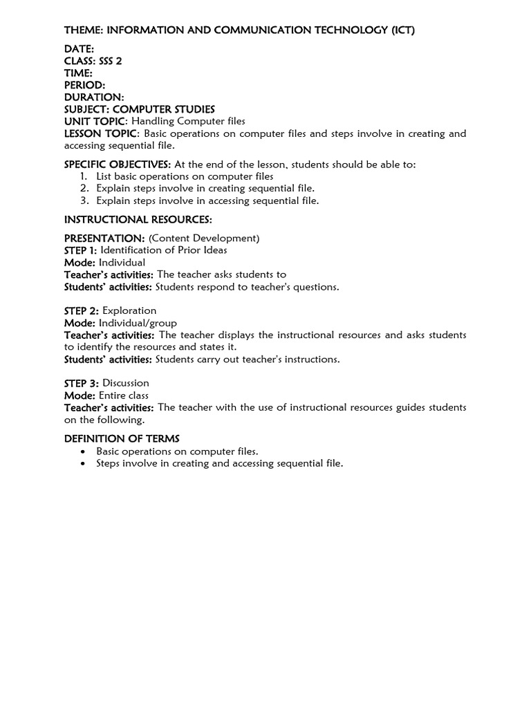Handling Computer File I | PDF | Computer File | File System
