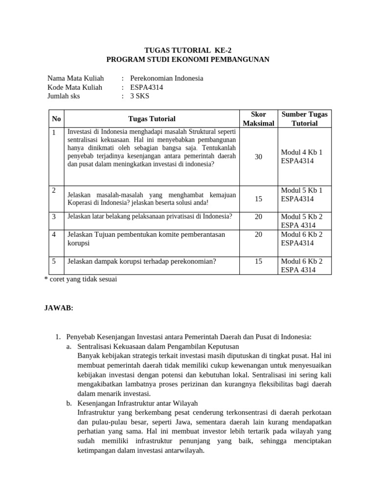 TUGAS2 - PERKONOMIAN INDONESIA - Raudya | PDF