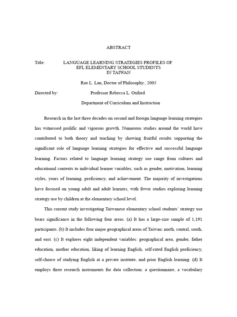 Lan 2005 | PDF | English As A Second Or Foreign Language | Second Language