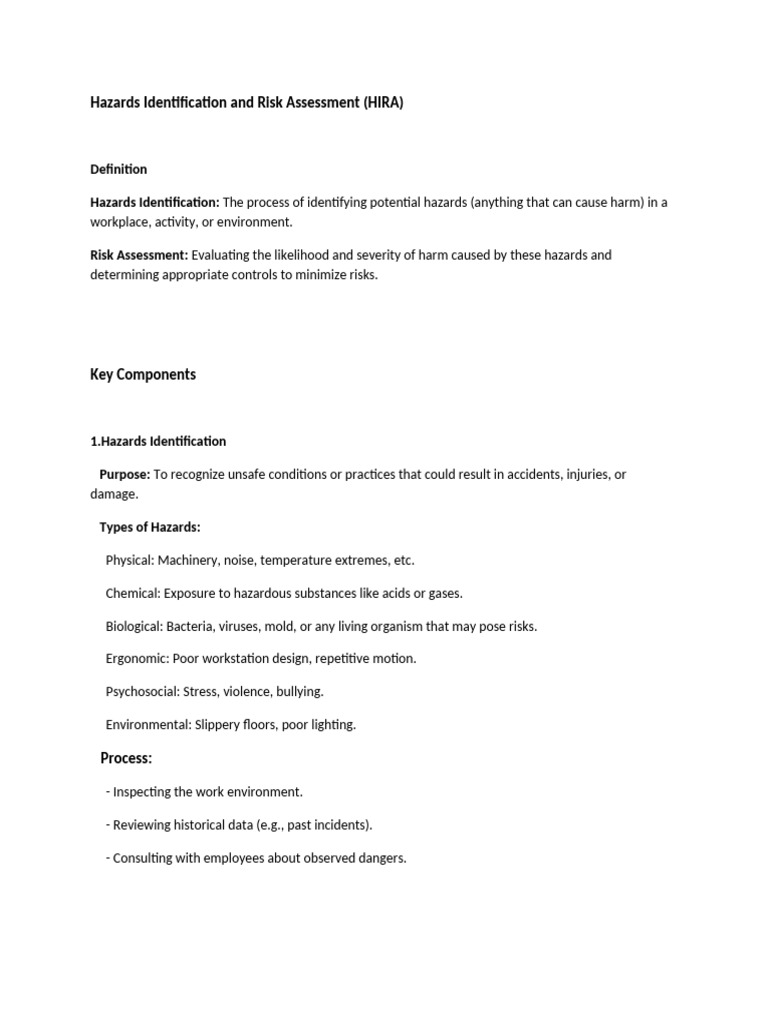 Hazards Identif-WPS Office | PDF | Hazards | Risk