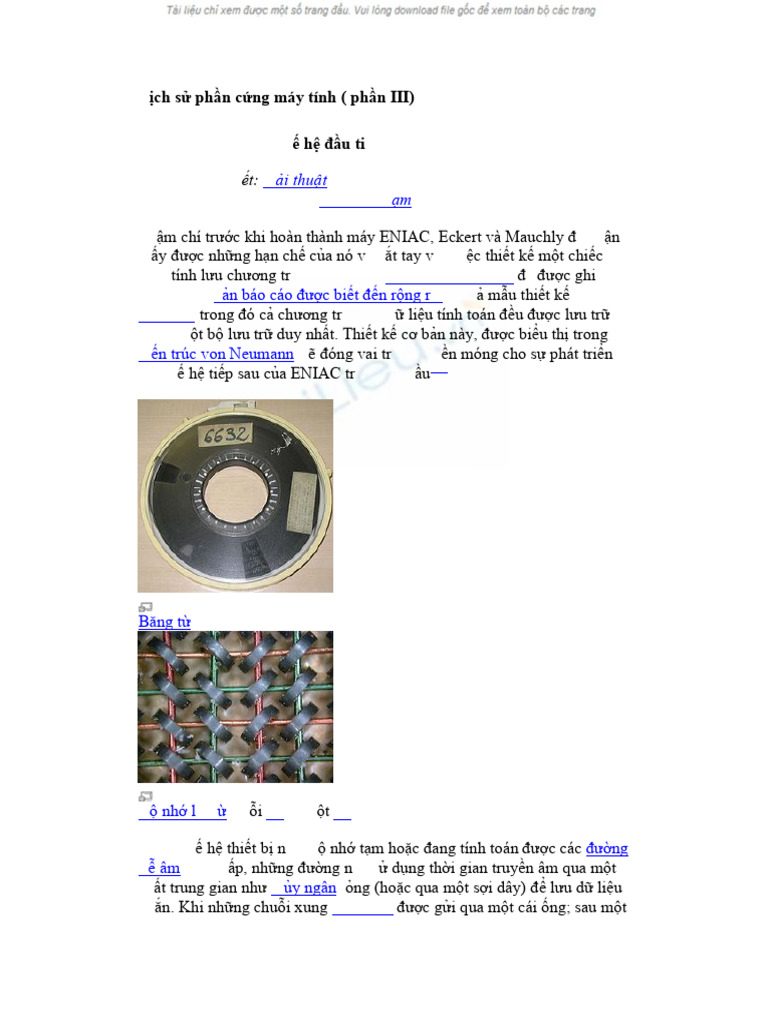 Lich Su Phan Cung May Tinh Phan III 4282 | PDF