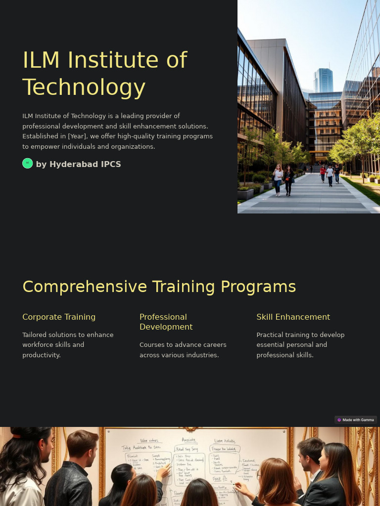ILM Institute of Technology | PDF | Educational Technology | Learning