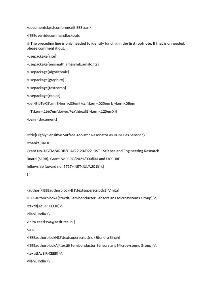 latex code | PDF | Zinc Oxide | Materials Science