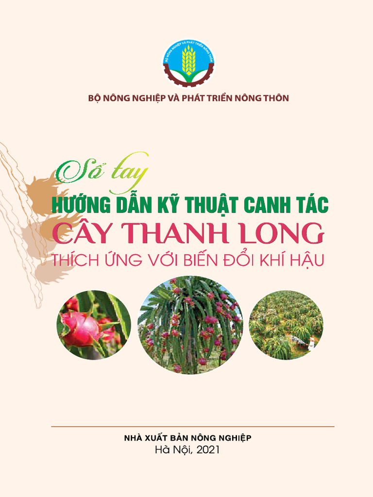 Hướng Dẫn Canh Tác Cây Thanh Long Thích Ứng Biến Đổi Khí Hậu ĐBSCL | PDF