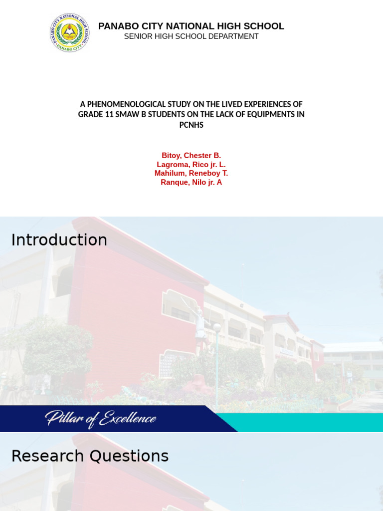 Visual Presentation Format - Outline Defense 1 | PDF