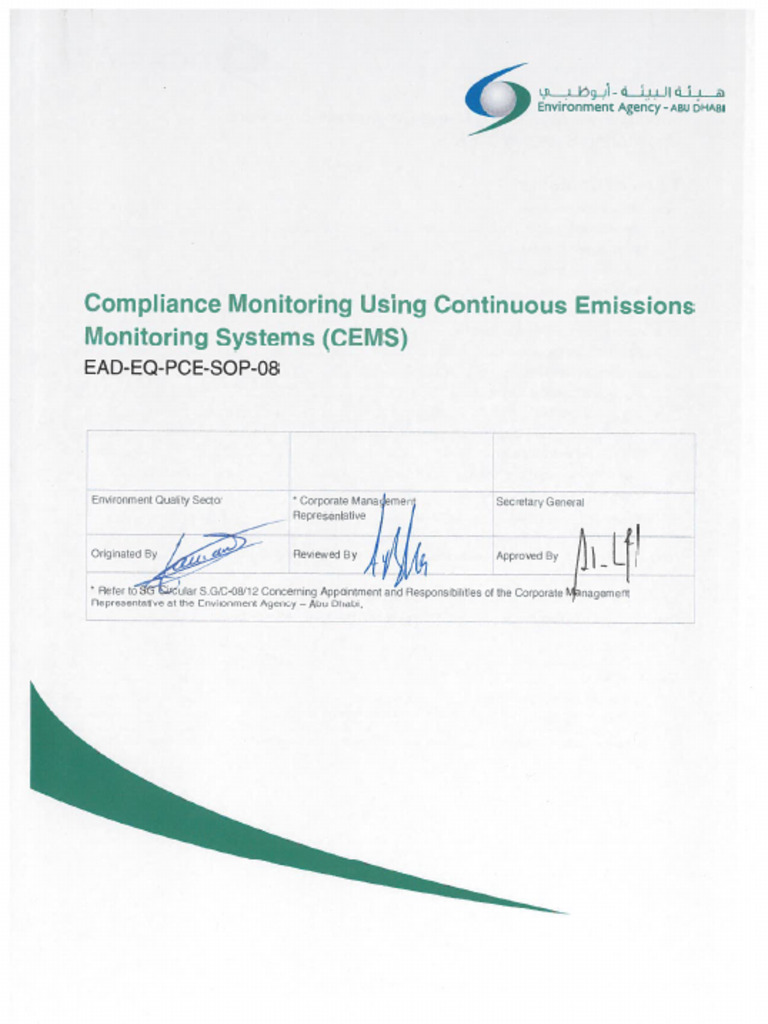 CEMS Compliance Monitoring Guide | PDF | Exhaust Gas | Air Pollution