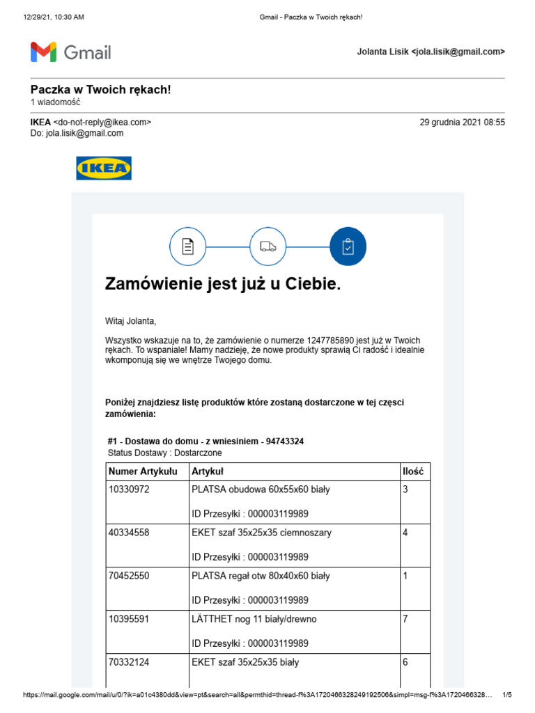 IKEA - Paczka w Twoich Rękach! | PDF
