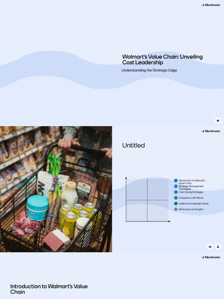 Walmart's Value Chain - Unveiling Cost Leadership | PDF