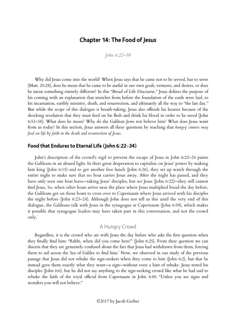 John-6-22-59 | PDF | God The Father | Eucharist