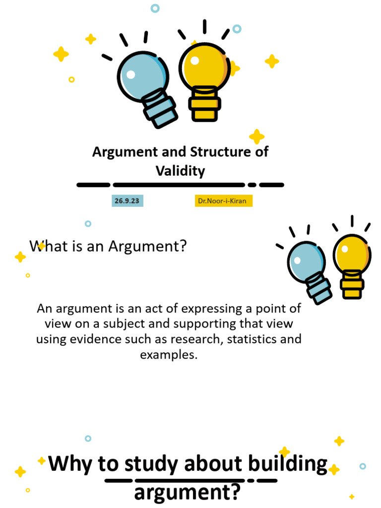 NKN Argument - Structure - Validity | PDF | Argument | Logic