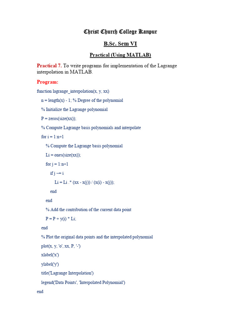 Practical 7-10 BSC VI Sem - 240527 - 180417 | PDF | Eigenvalues And ...