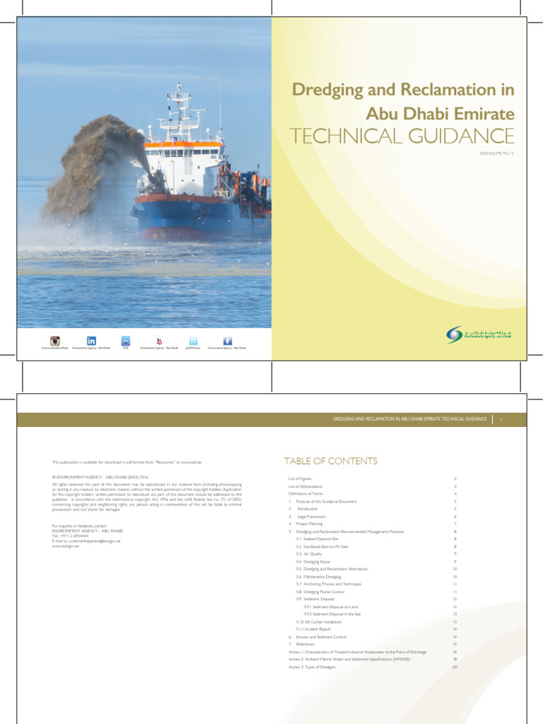 EAD Technical Guidance Document For Dredging and Reclamation in Abu Dhabi Emirate English AW ...