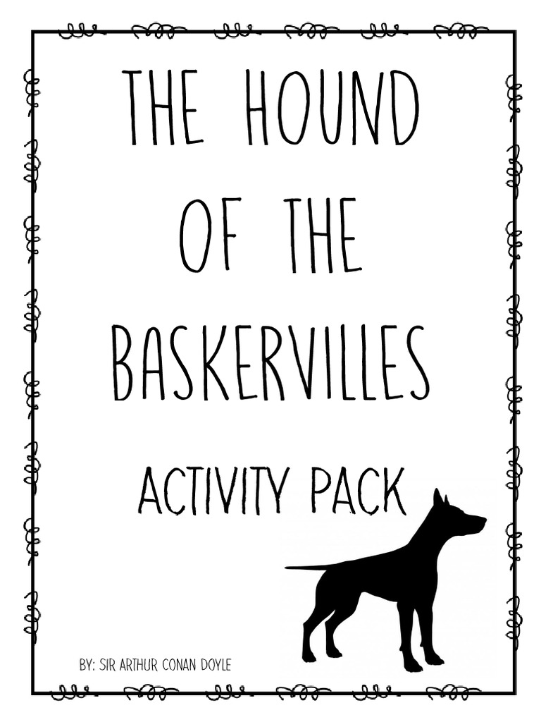 Activity Pack: By: Sir Arthur Conan Doyle | PDF | The Hound Of The ...