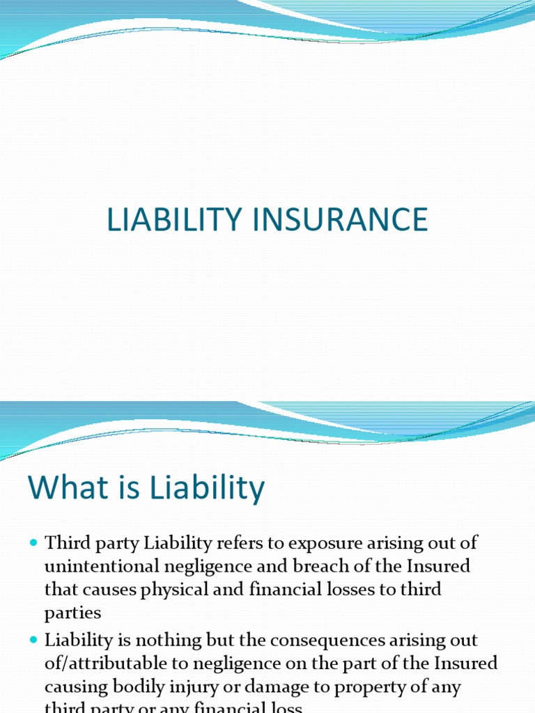 Liability MRO 1 | PDF | Liability Insurance | Professional Liability ...