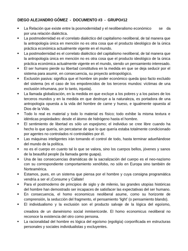 Documento 3 | PDF | Capitalismo | Dialéctico