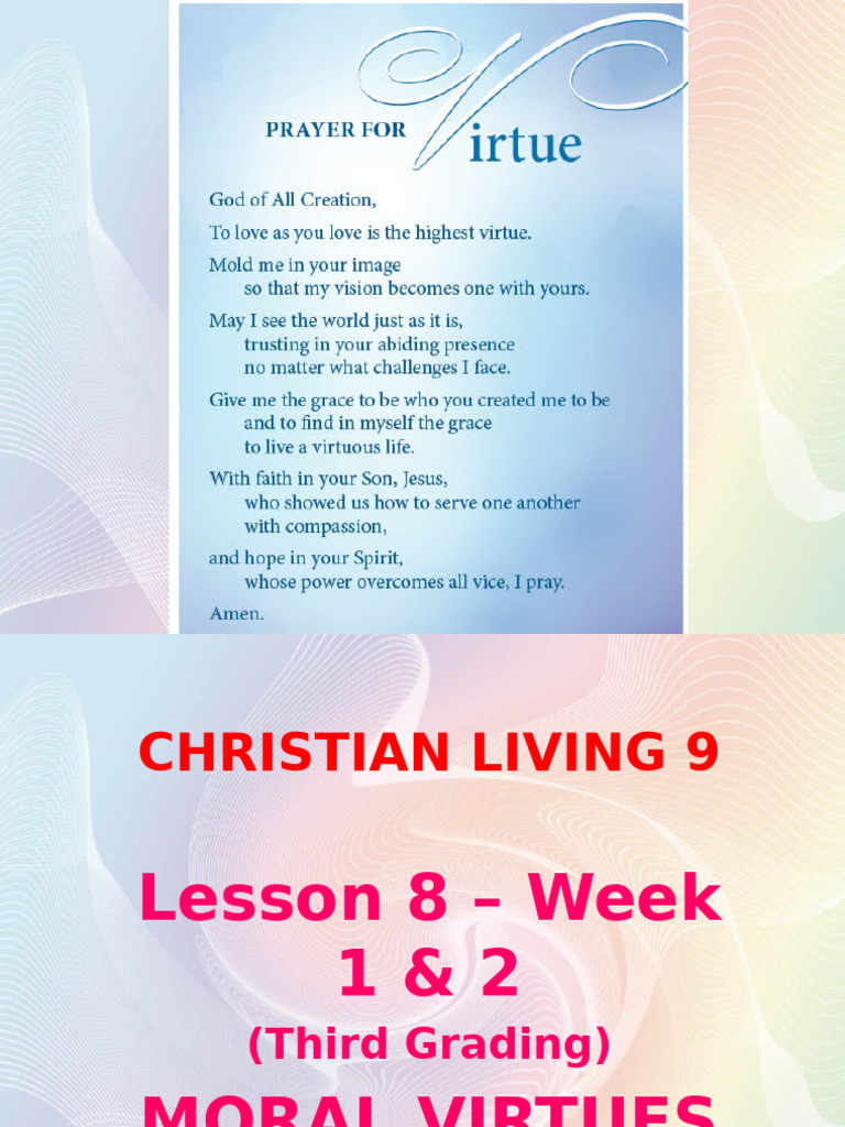 Understanding Moral Virtues in Christianity | PDF | Virtue | Religious ...