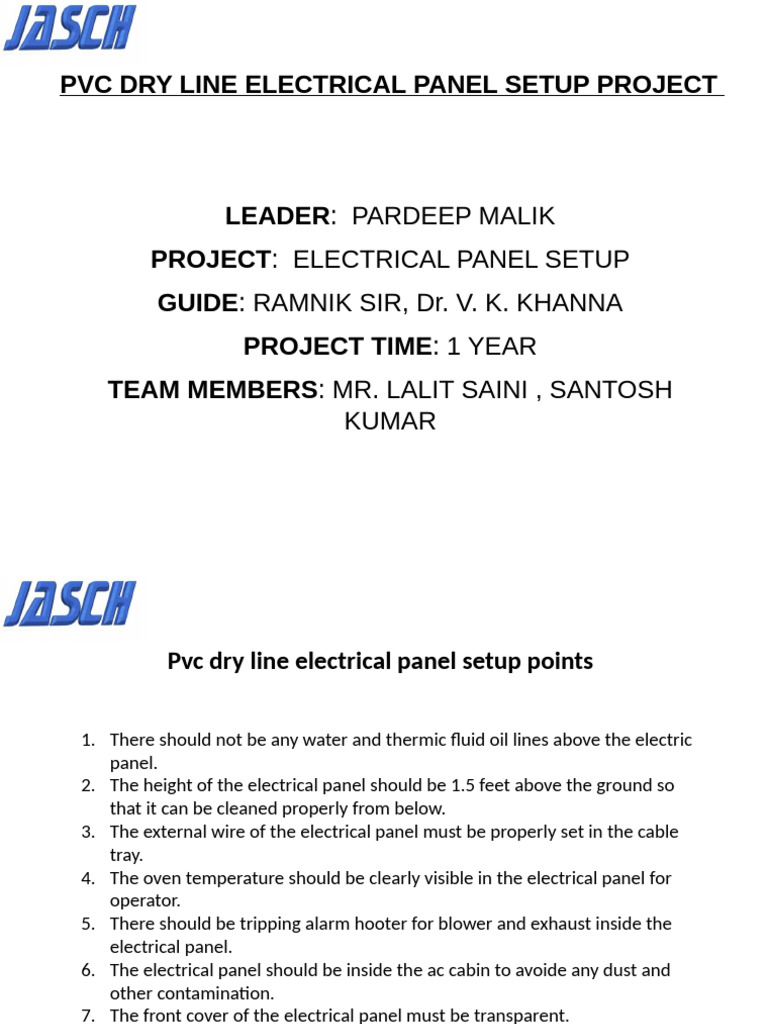 Electrical Panel Setup Points | PDF | Programmable Logic Controller ...