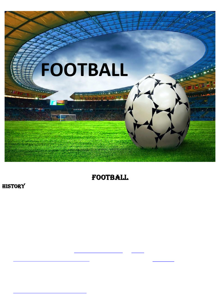 Football Ppt 1 | PDF | Athletic Sports | Sport Variants