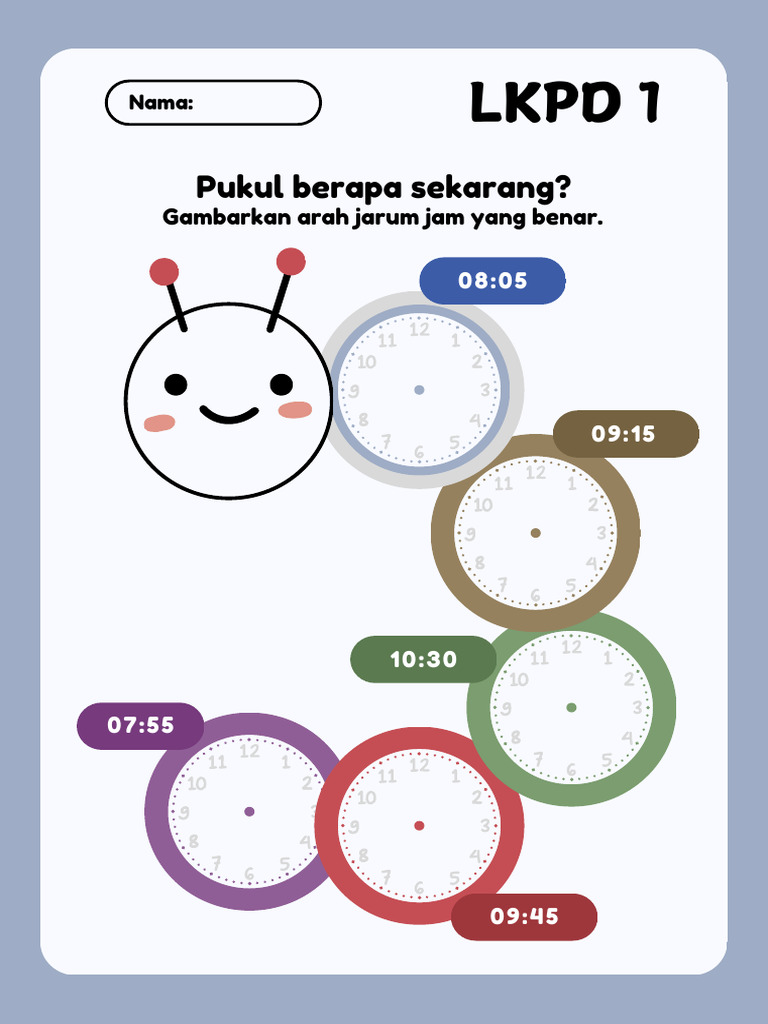 LKPD JAM 1 | PDF