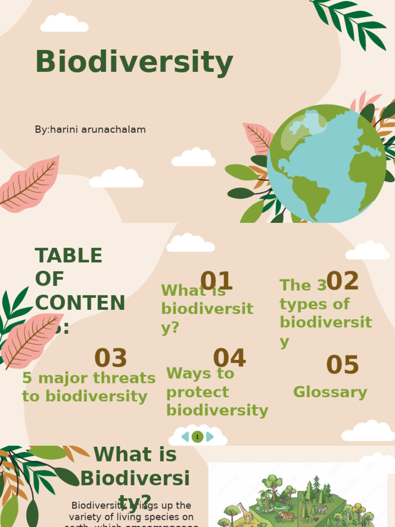 Passion Project - Biodiversity | PDF | Biodiversity | Extinction