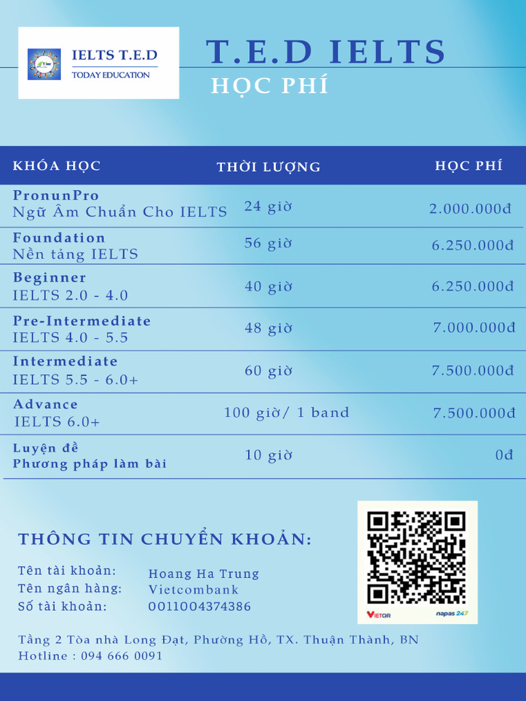 Học phí TED | PDF