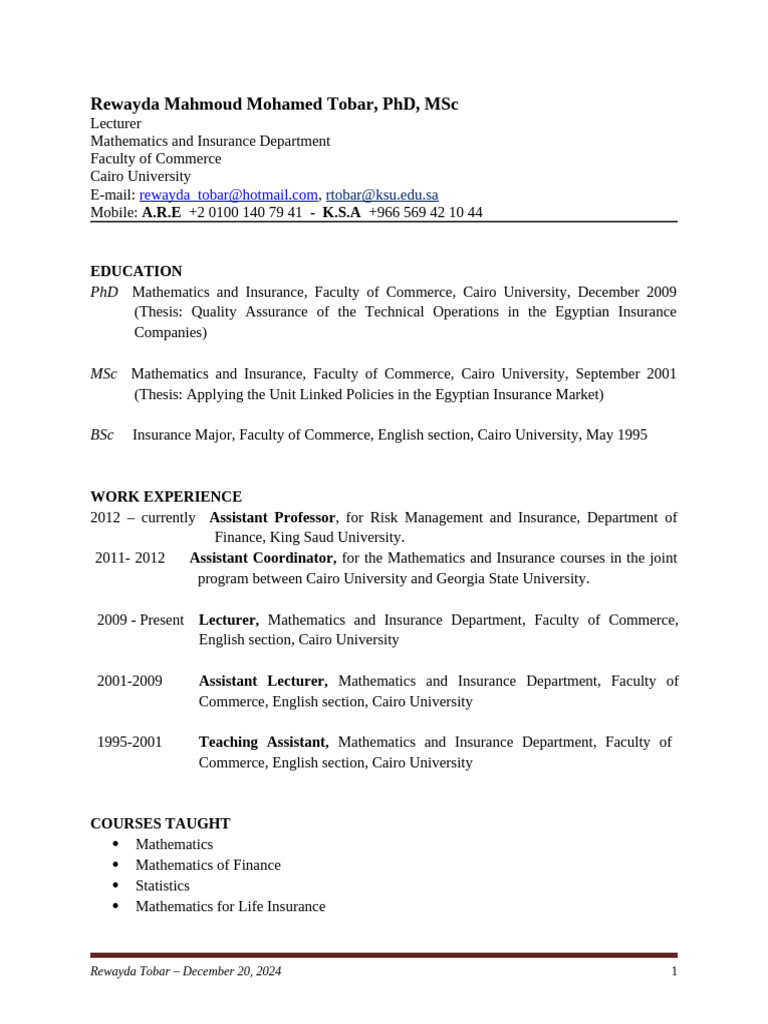 new_cv_form (1) | PDF | Doctor Of Philosophy