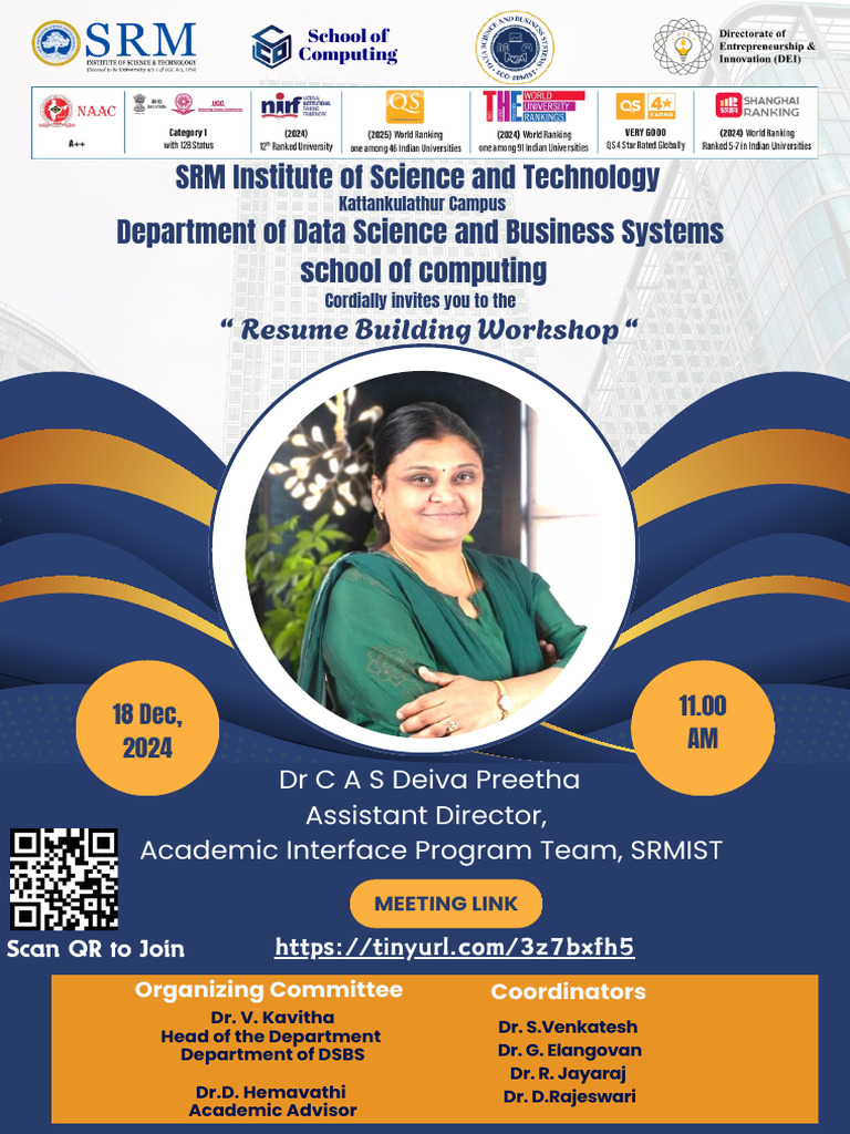 Resume Building Workshop Brouchure | PDF