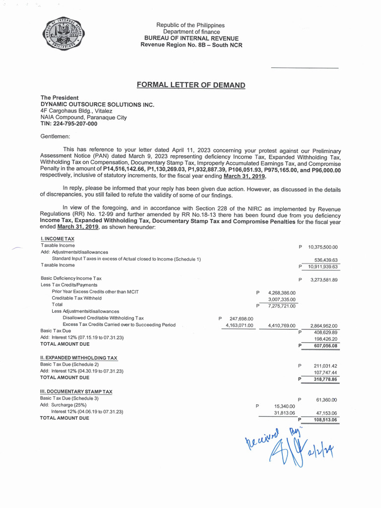 DOS1 (Receiving Copy) - FY2019 | PDF