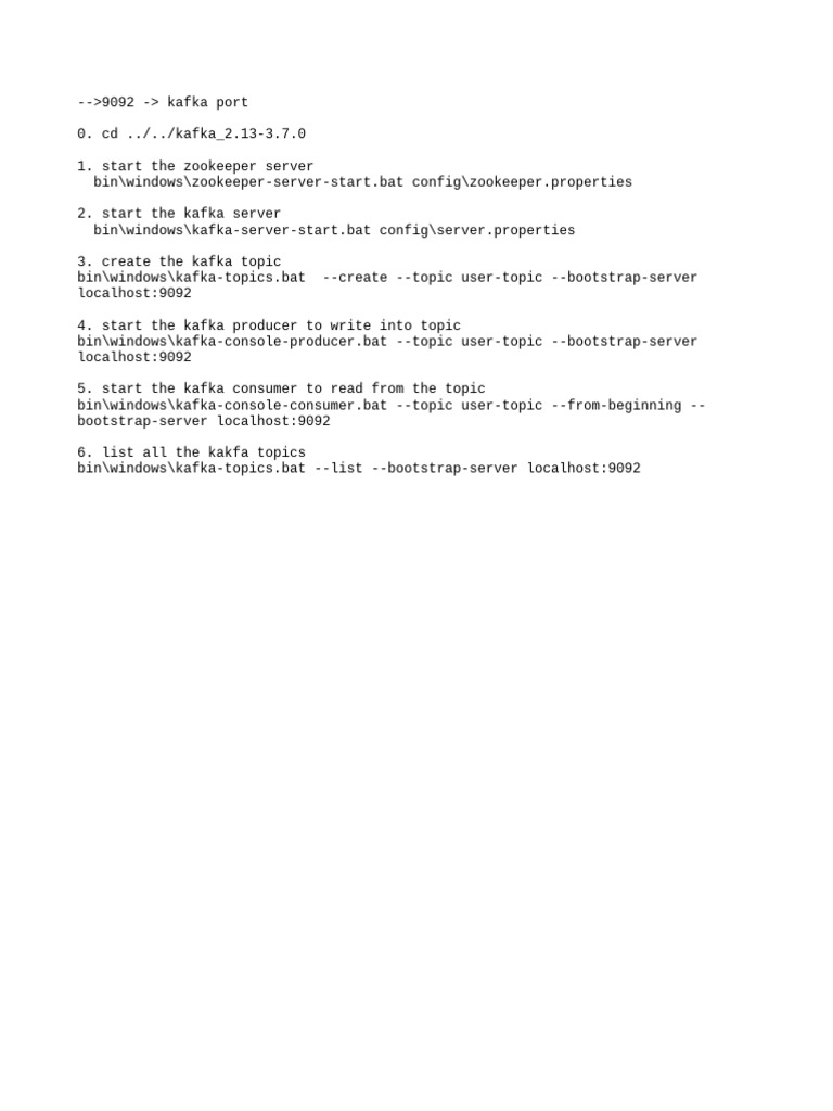Apache Kafka Commands Pdf