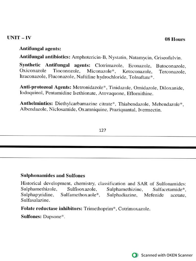 Medicinal Chemistry 3 Unit 4 | PDF