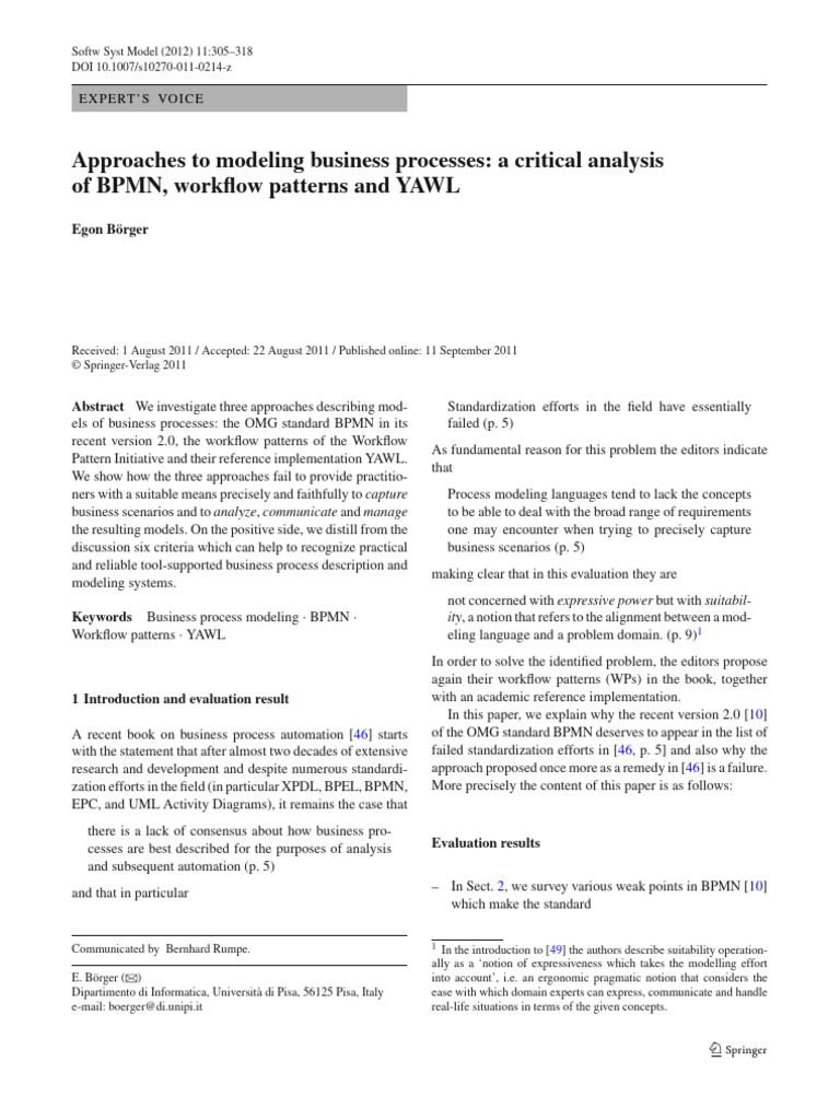 s10270-011-0214-z | PDF | Computing | Systems Engineering