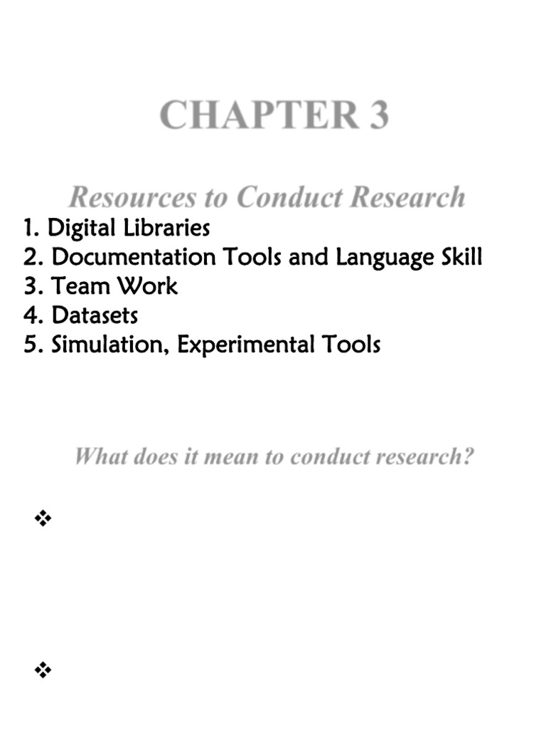 Chapter 3 Resource on Research Methodology | PDF | Digital Library | Association For Computing ...
