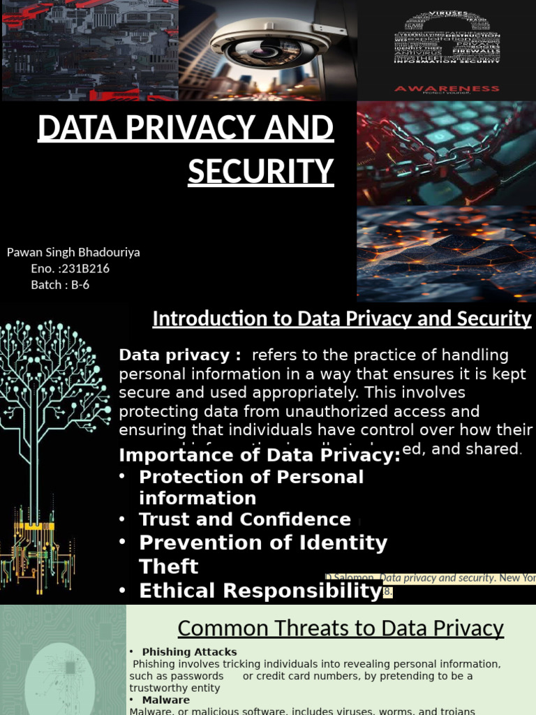 Data Privacy and Security | PDF | Security | Computer Security