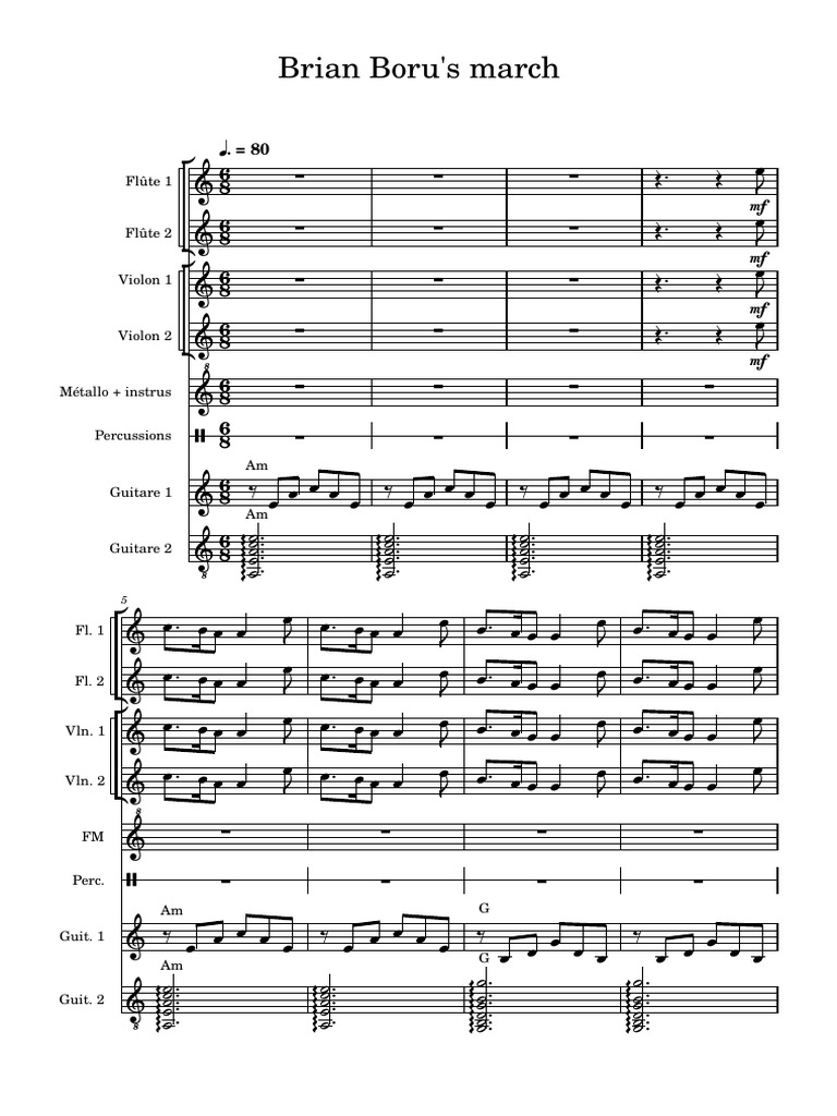 Brian Boru's march | PDF