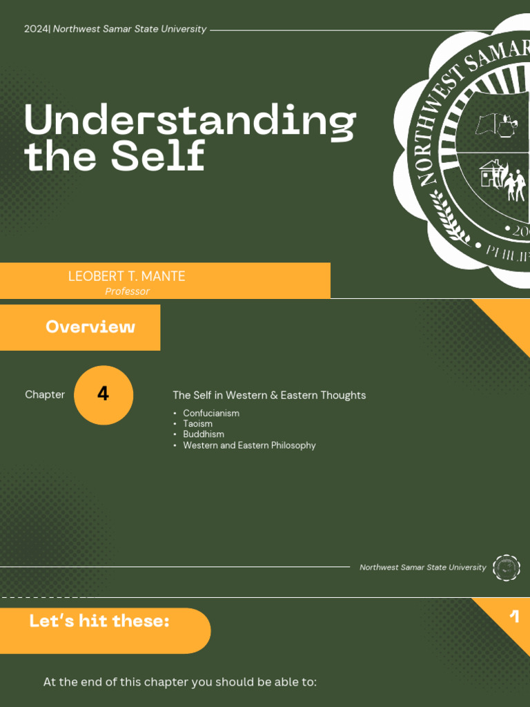 Chapter 4 Understanding The Self Compressed | PDF | Eastern Philosophy