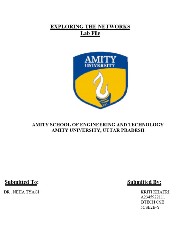Practical File -En_kriti.khatri | PDF | Router (Computing) | Computer Network