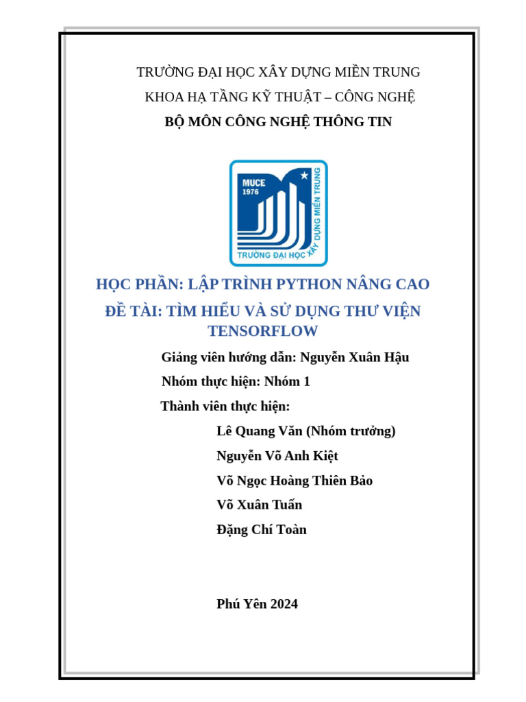 word_TensorFlow_nhom1 | PDF