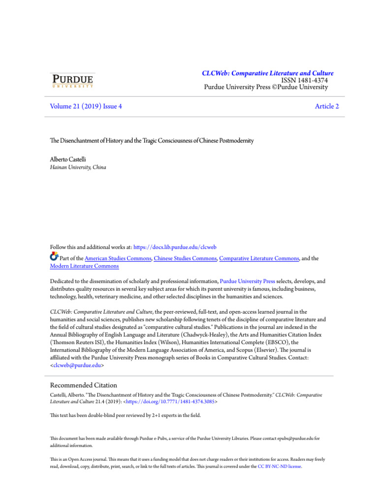 The Disenchantment of History | PDF